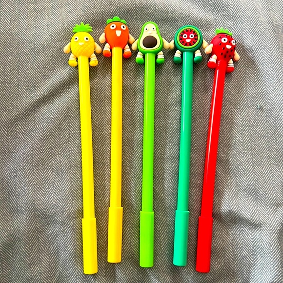 Office | 1 Fruit Gel Pens | Poshmark